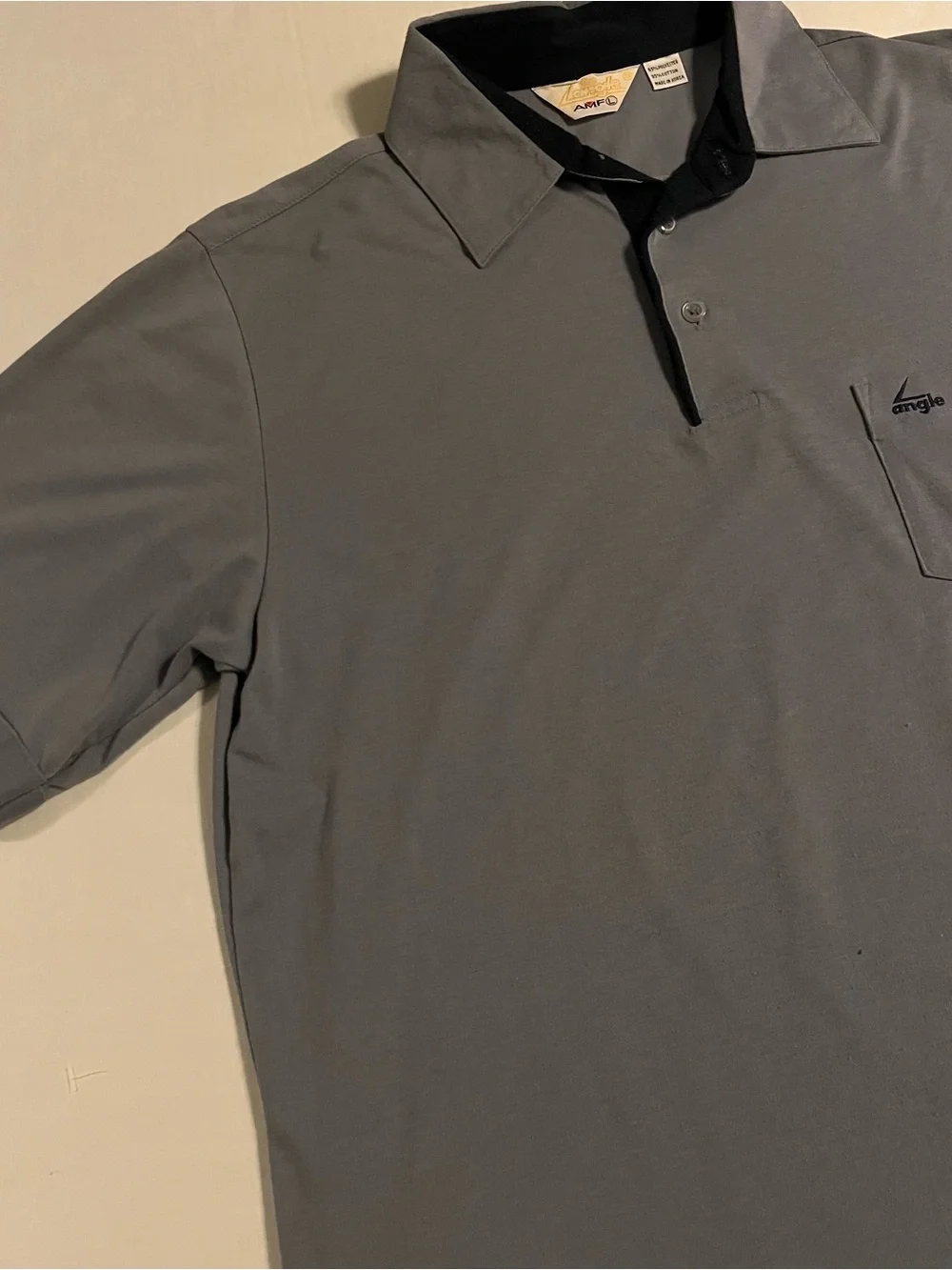 AMF | Shirts | Rare Vtg 981 Amf The Angle Urethane Bowling Ball Logo ...